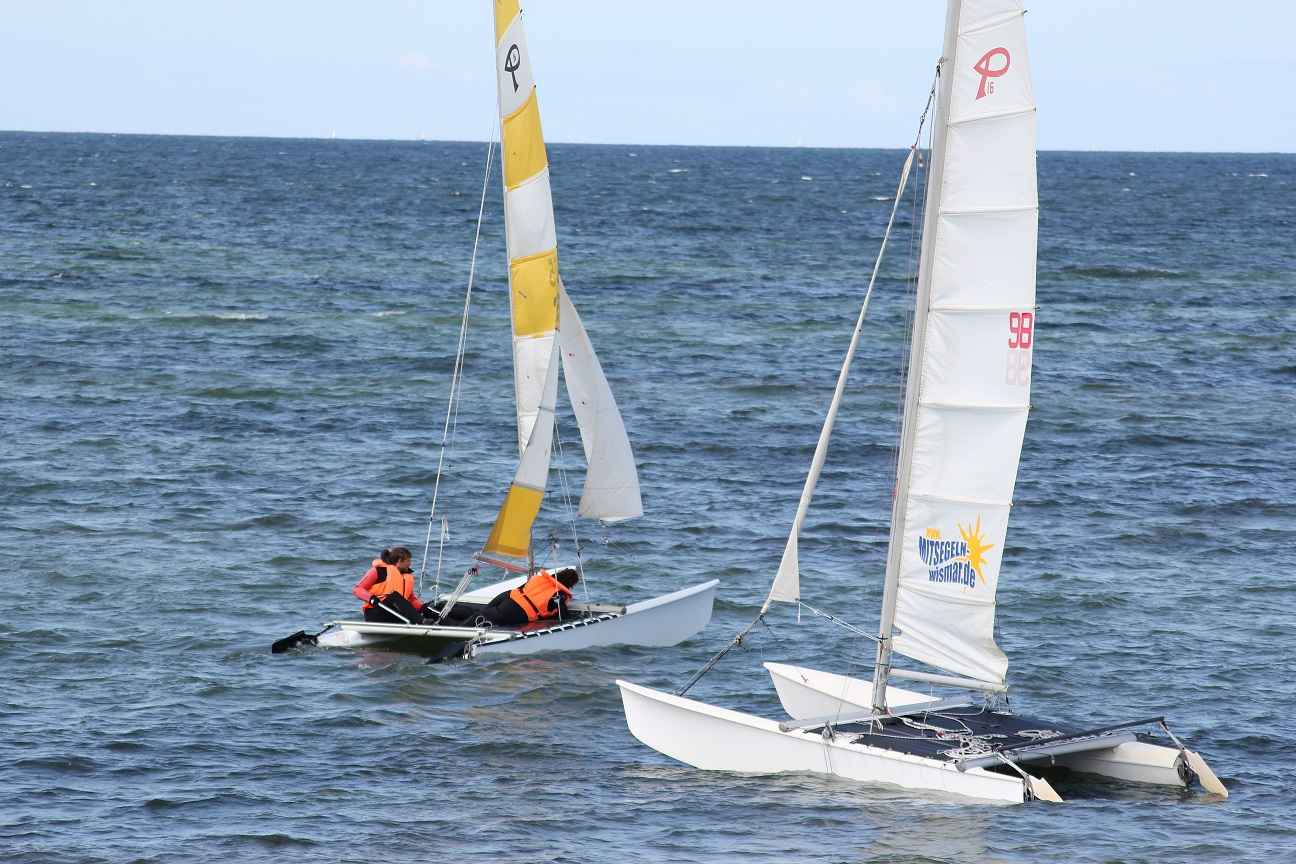 Impressionen Fotos vom Katamaran Segeln & der Ostsee Insel Poel